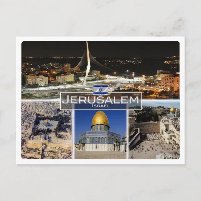 IL Israel - Jerusalem - Postcard | Zazzle