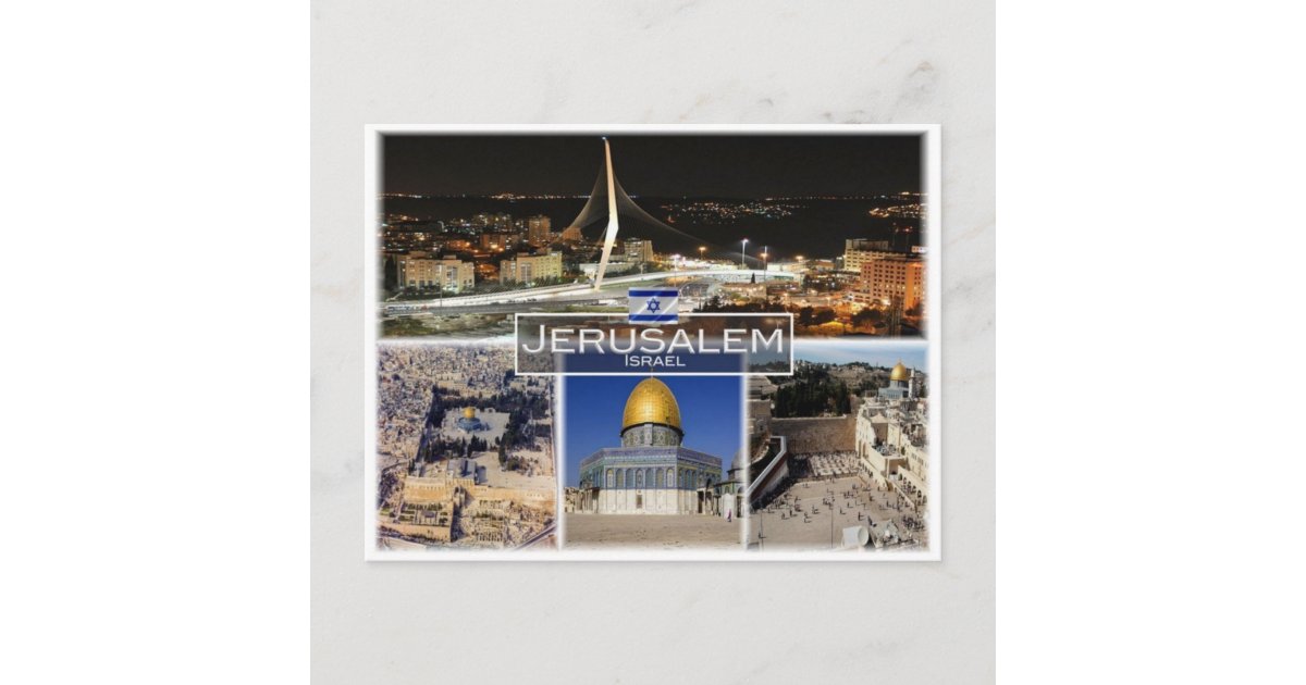 IL Israel - Jerusalem - Postcard | Zazzle