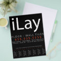 iLay. Wall Floor Tiling Tiler Renovation Tearsheet Flyer | Zazzle