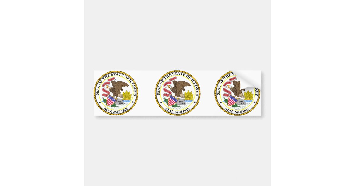 Illinois, USA Bumper Sticker | Zazzle