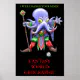 ILLITHIDMON CHIBI MIND FLAYER FANTASY WORLD GEO POSTER | Zazzle