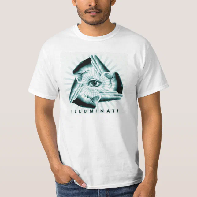 Illuminati All seeing Eye Graphic shirt | Zazzle