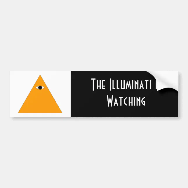 Illuminati Bumper Sticker | Zazzle
