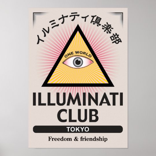 Illuminati Club Poster-01 Poster | Zazzle.com