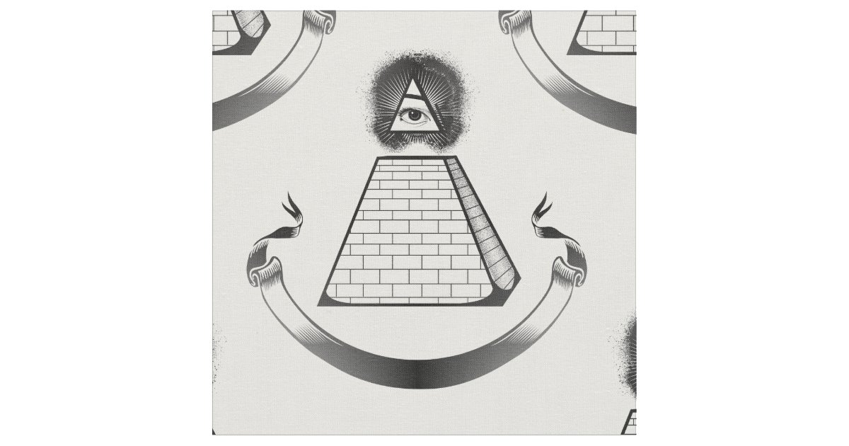 illuminati fabric | Zazzle