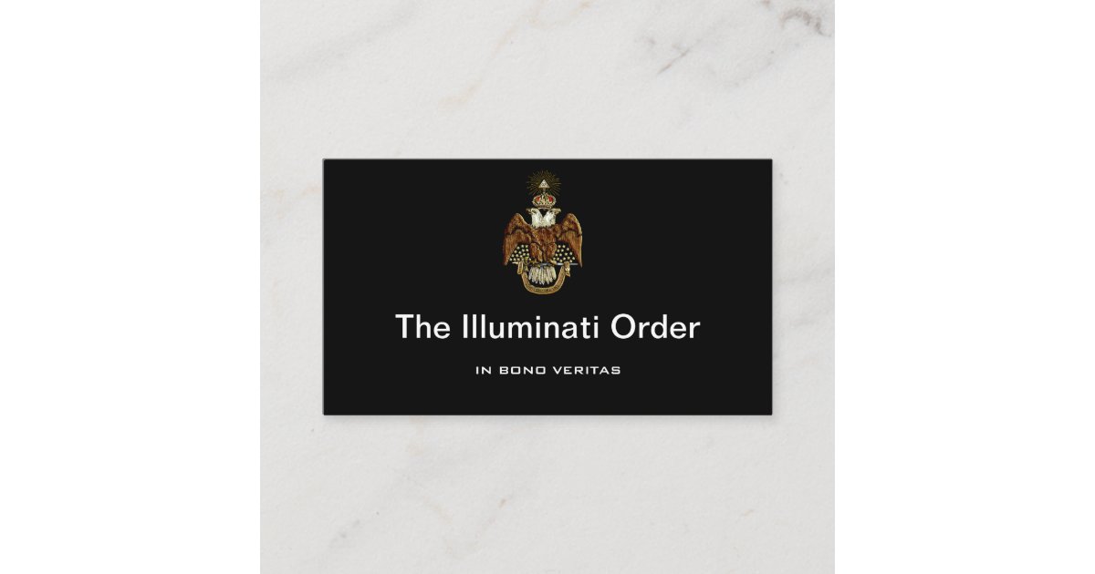 Illuminati Membership Card | Zazzle.com