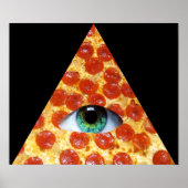 Illuminati Pizza Poster | Zazzle
