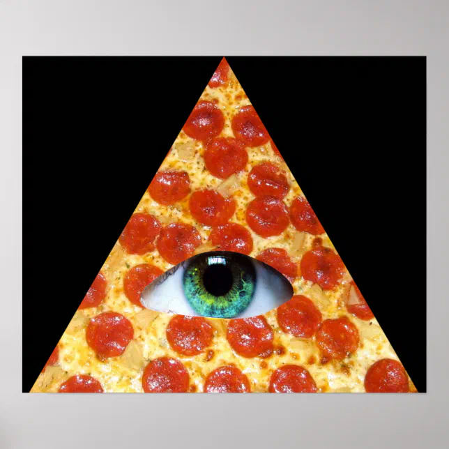 Illuminati Pizza Poster | Zazzle