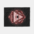 Illuminati Symbol Fleece Blanket | Zazzle