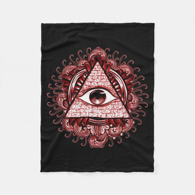 Illuminati Symbol Fleece Blanket | Zazzle