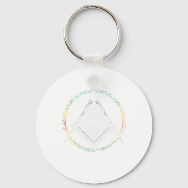 Illuminati Symbol Masonic Triangle Conspiracy G Gi Keychain | Zazzle