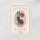 Illustrated Black Rabbit Business Card | Zazzle