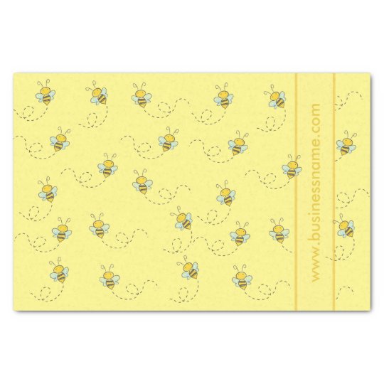 Illustrated Honey Bee Tissue Paper | Zazzle.com