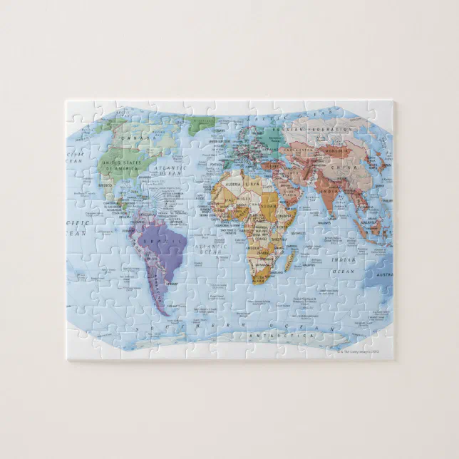 Illustrated Map 4 Jigsaw Puzzle | Zazzle