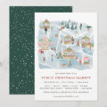 Illustrated Map | Christmas Market Announcement | Zazzle