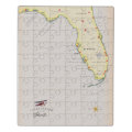 Illustrated map of Florida Jigsaw Puzzle | Zazzle