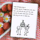 Illustrated Sketch Cute Rizz Funny Birthday slang Card | Zazzle