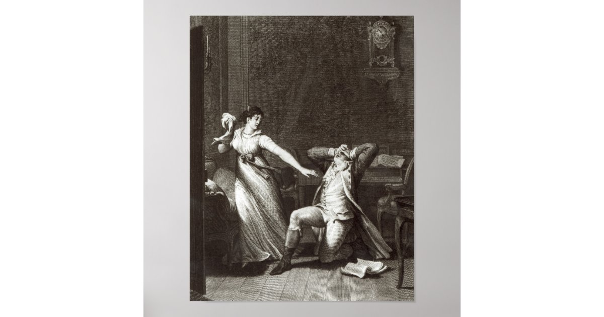 Illustration from 'The Sorrows of Werther' Poster | Zazzle