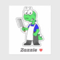 Illustration Of A Tyrannosaurus Rex Butcher. Sticker | Zazzle