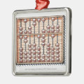 Illustration of abacus metal ornament | Zazzle