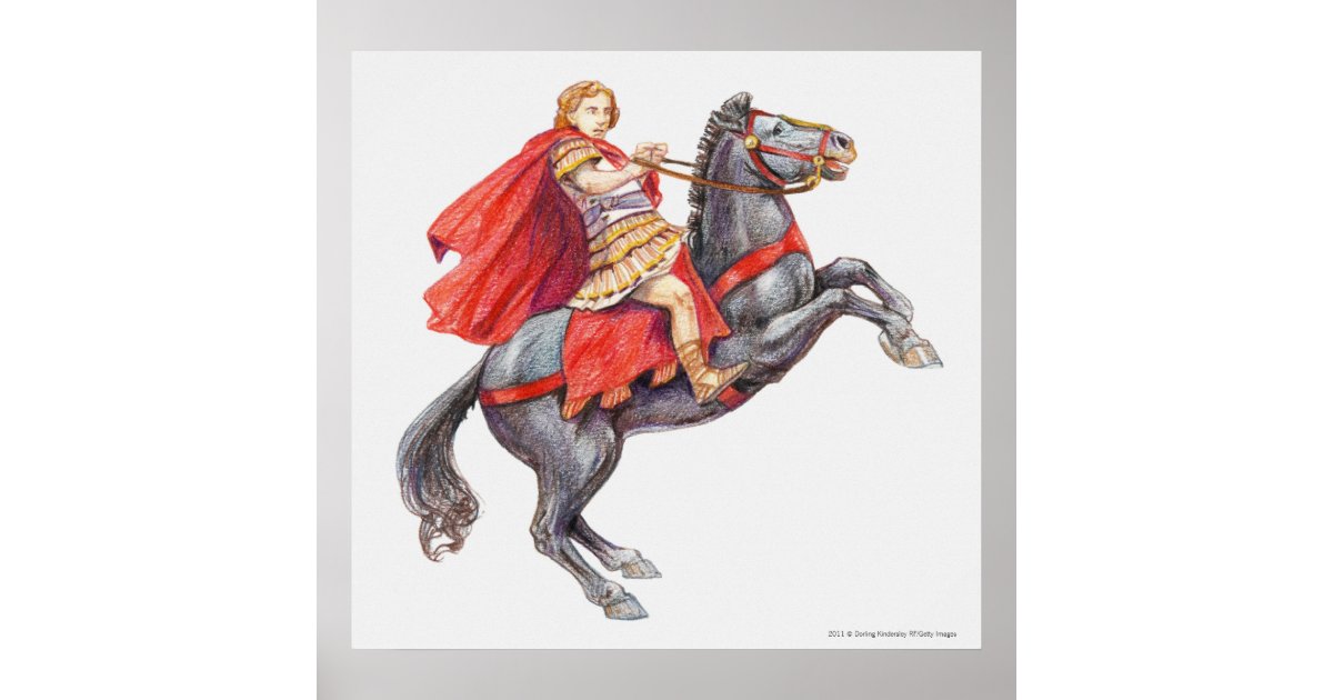 Illustration of Alexander the Great Poster | Zazzle