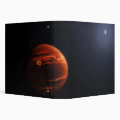 Illustration Of Exoplanet Vhs 1256 B And Its Stars 3 Ring Binder | Zazzle