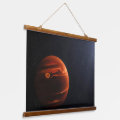 Illustration Of Exoplanet Vhs 1256 B And Its Stars Hanging Tapestry ...