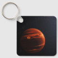Illustration Of Exoplanet Vhs 1256 B And Its Stars Keychain | Zazzle
