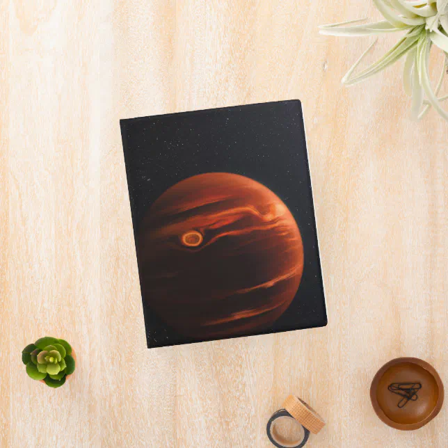Illustration Of Exoplanet Vhs 1256 B And Its Stars Mini Binder | Zazzle