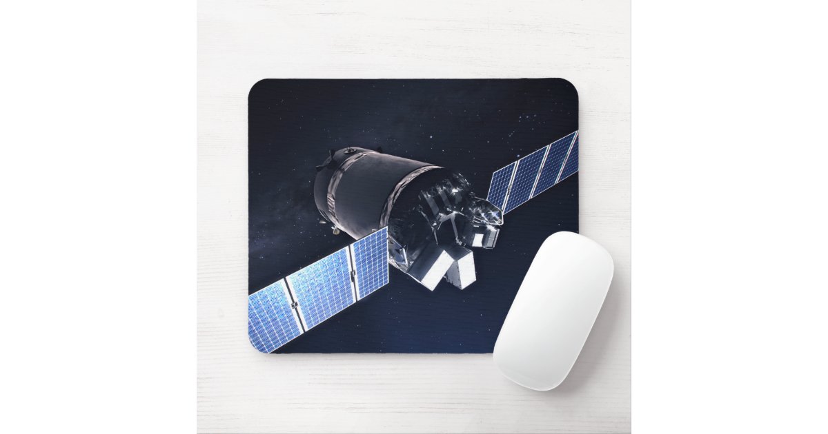 Illustration Of The Dragon Xl Spacecraft. Mouse Pad | Zazzle