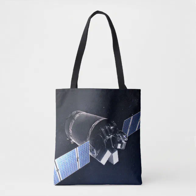 Illustration Of The Dragon Xl Spacecraft. Tote Bag | Zazzle
