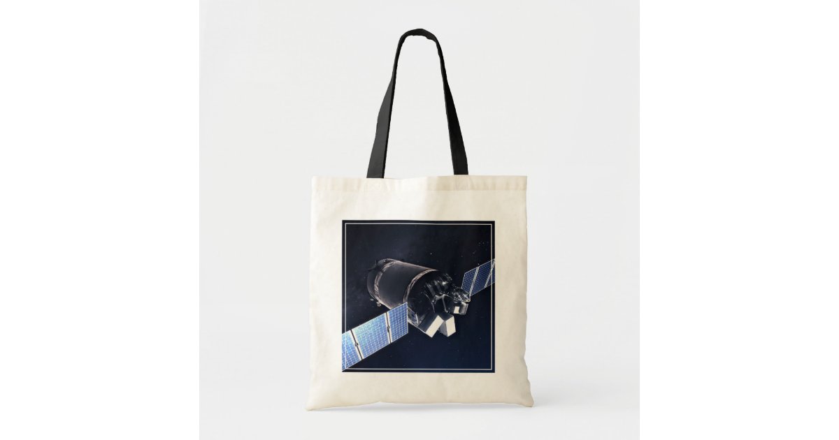 Illustration Of The Dragon Xl Spacecraft. Tote Bag | Zazzle