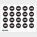 Ilwu American Flag Classic Round Sticker | Zazzle