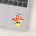 I M A Fungi Funny Mushroom Pun Sticker Zazzle