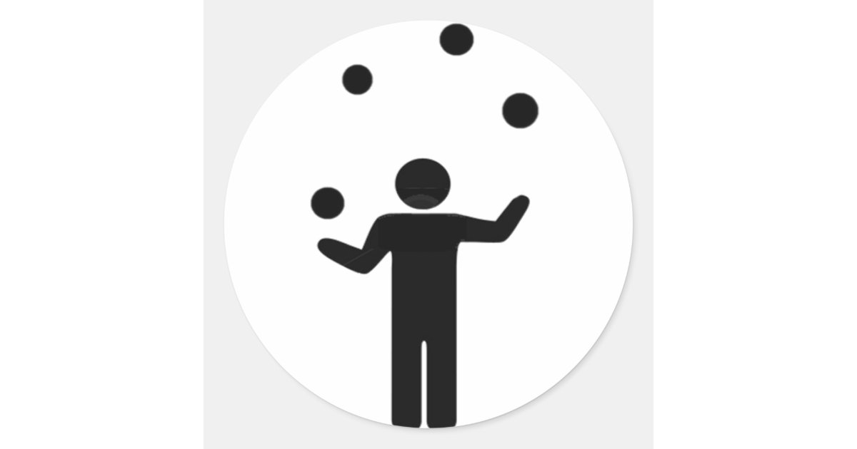 "I'm a Juggler!" Sticker | Zazzle