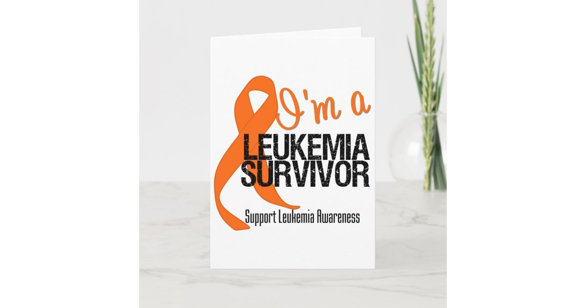 I'm a Leukemia Survivor Card | Zazzle