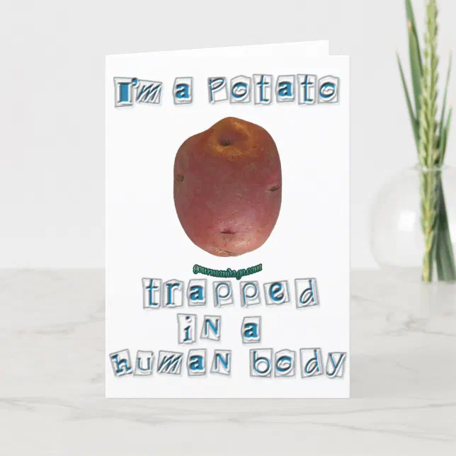 I'm a Potato Card | Zazzle