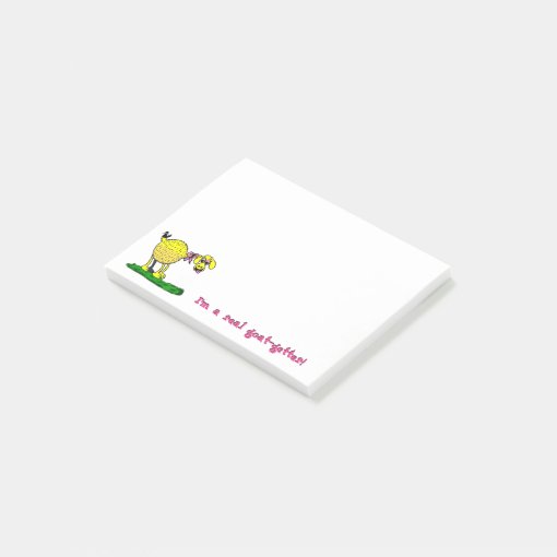 I'm a Real Goat-getter Sticky Notes | Zazzle