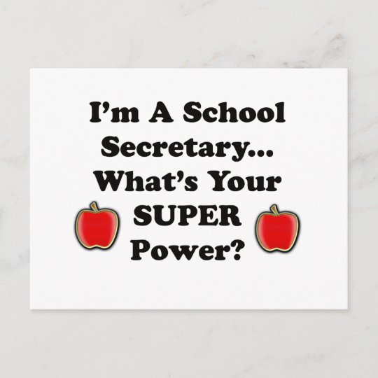 I'm a School Secretary Postcard | Zazzle.com