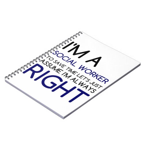 I'M A SOCIAL WORKER NOTEBOOK | Zazzle