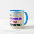 I'm a Social Worker. What's Your Super Power? Mug | Zazzle