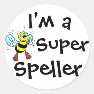 Spelling Bee Stickers | Zazzle