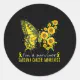 Im A Survivor Sarcoma Cancer Awareness Classic Round Sticker | Zazzle