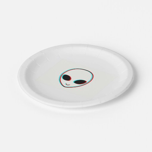 I'm an alien. Alien food paper plate | Zazzle