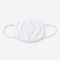 I'm an Aspie Asperger's Super Power White Cotton Face Mask | Zazzle