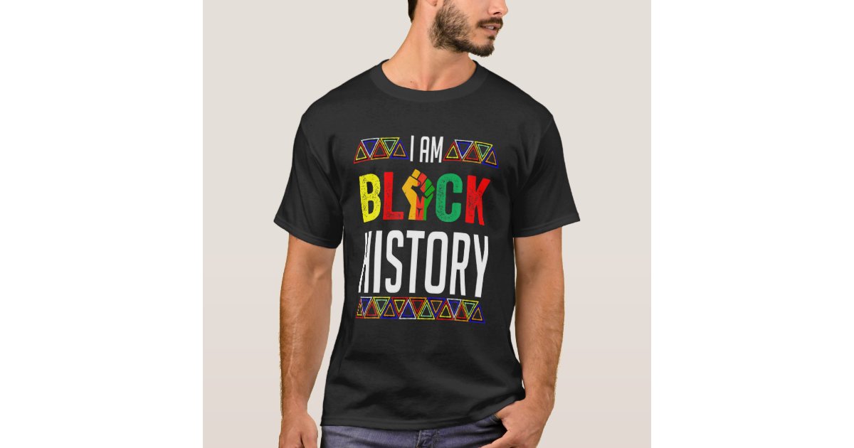 I'm Black History Month African Pride BHM Men Wome T-Shirt | Zazzle