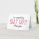 I'm Completely Cray Cray About You Holiday Card | Zazzle
