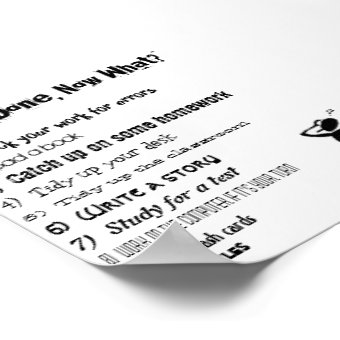 "I'm Done, Now What?" Poster | Zazzle