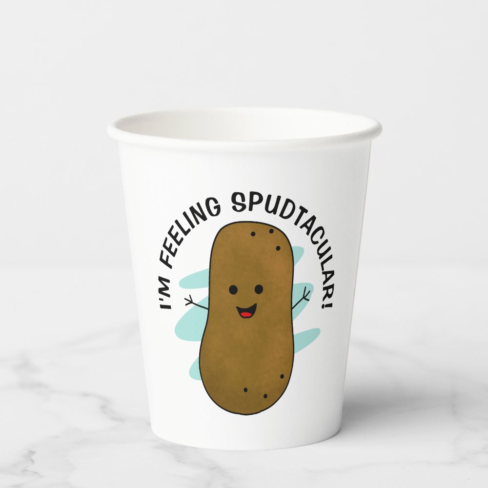 I'm Feeling Spudtacular Potato Paper Cups sold by Darsey Noted | SKU ...