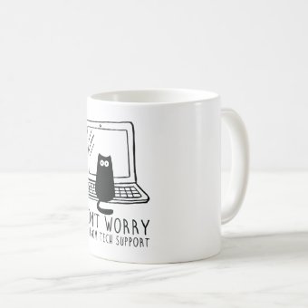 I'm from tech support coffee mug | Zazzle